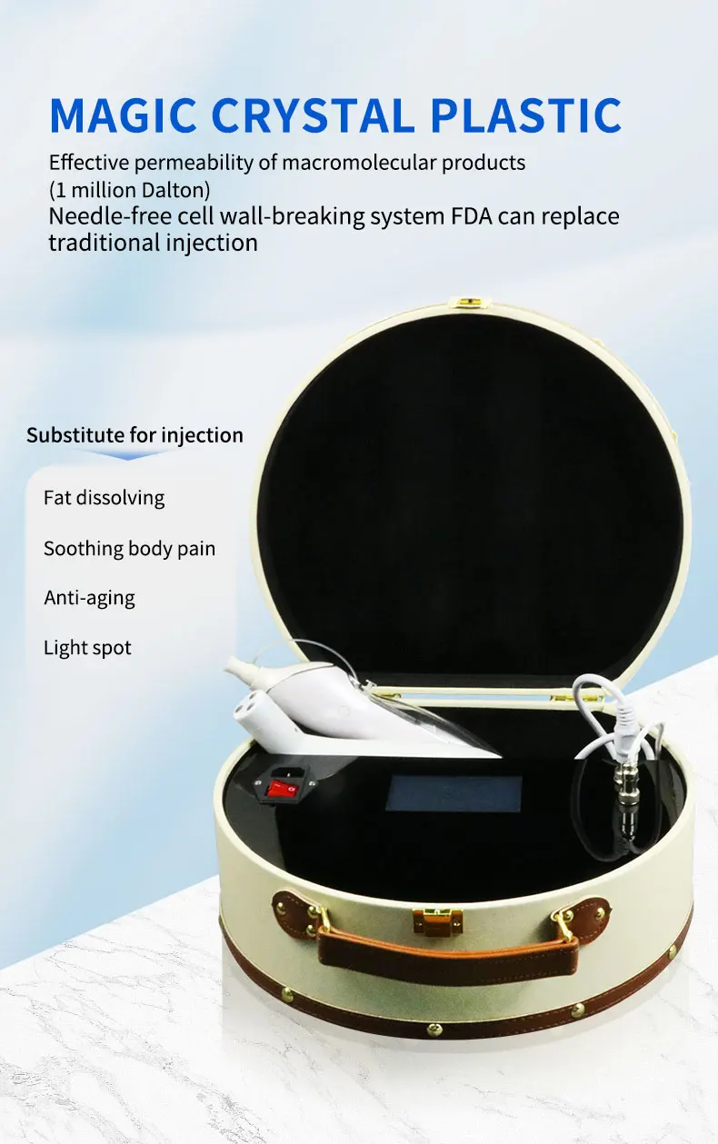 Mts Non Invasive Microneedle Hydro Light Instrument For Rf Needle Free ...