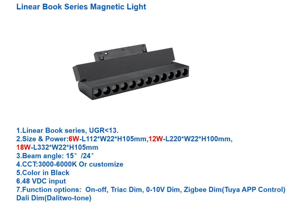 Folding Grille Series Modern Design 48v Magnetic Track Light 12w 20w ...