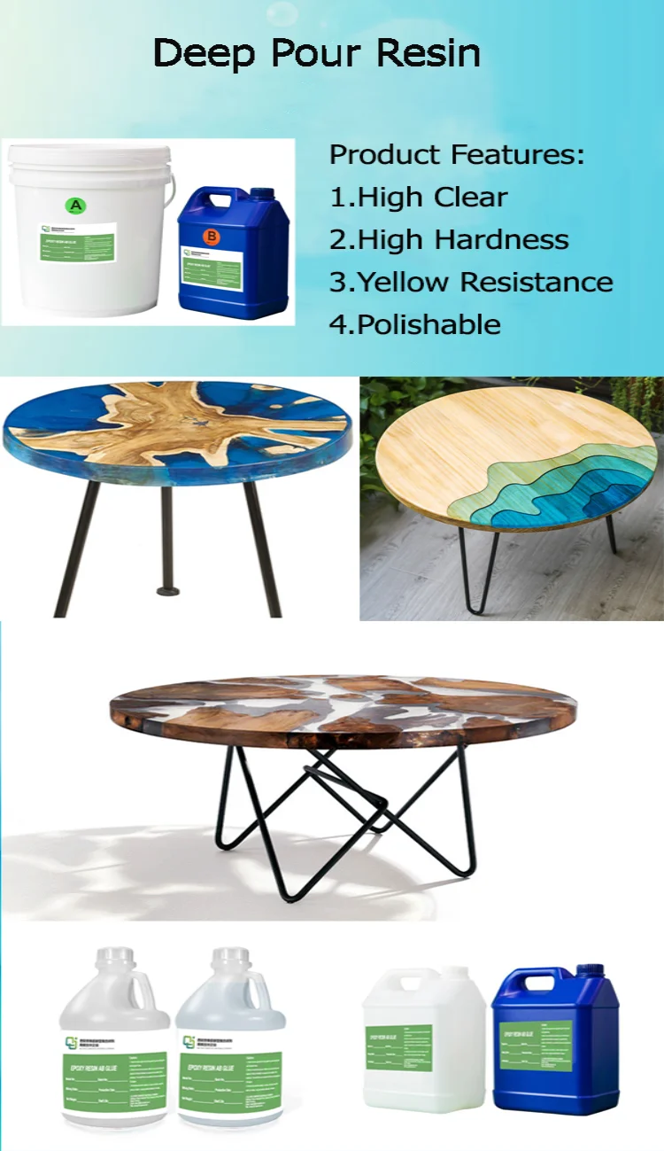 Epoxy Resin for River Tables Mold Resin Silicone Epoxy for Dining Table ...