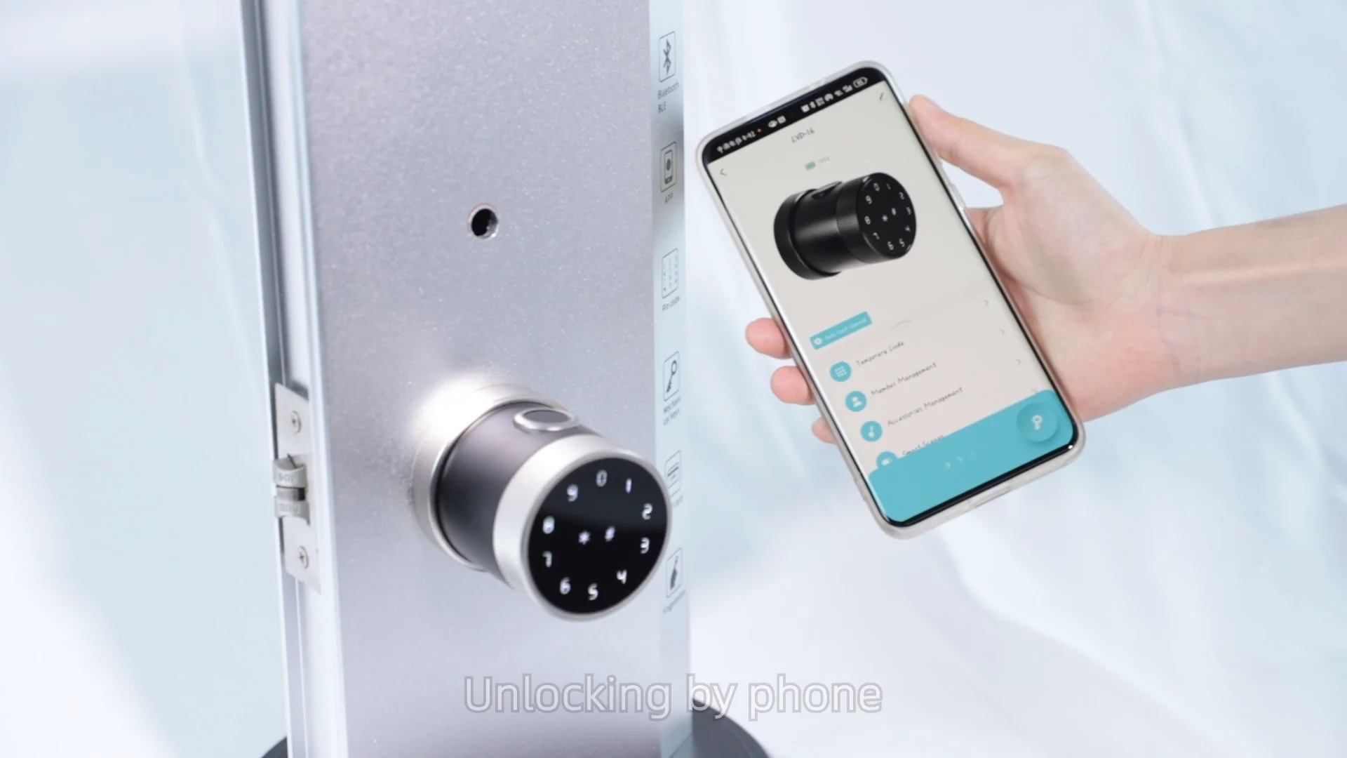 Tuya Smart Door Lock Biometric Fingerprint Card Code Key Electronic ...