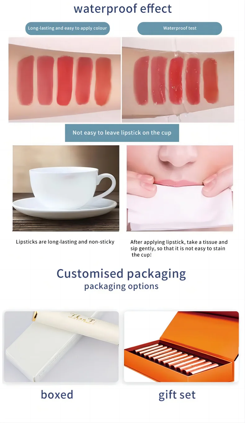 Hot Selling Japanese Beauty Products Cosmetics Matte Lipstick Wholesale ...