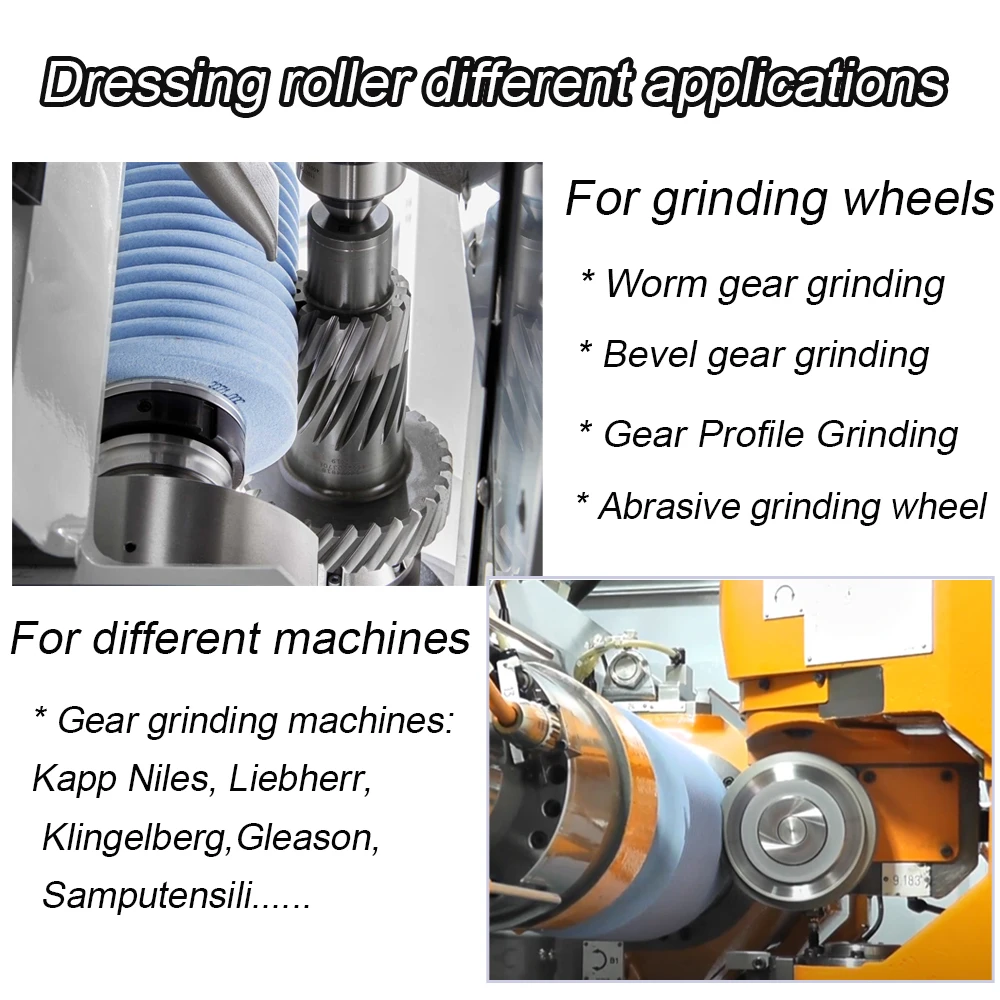 Gear-shaped Diamond Roller Dressers for Precision Grinding