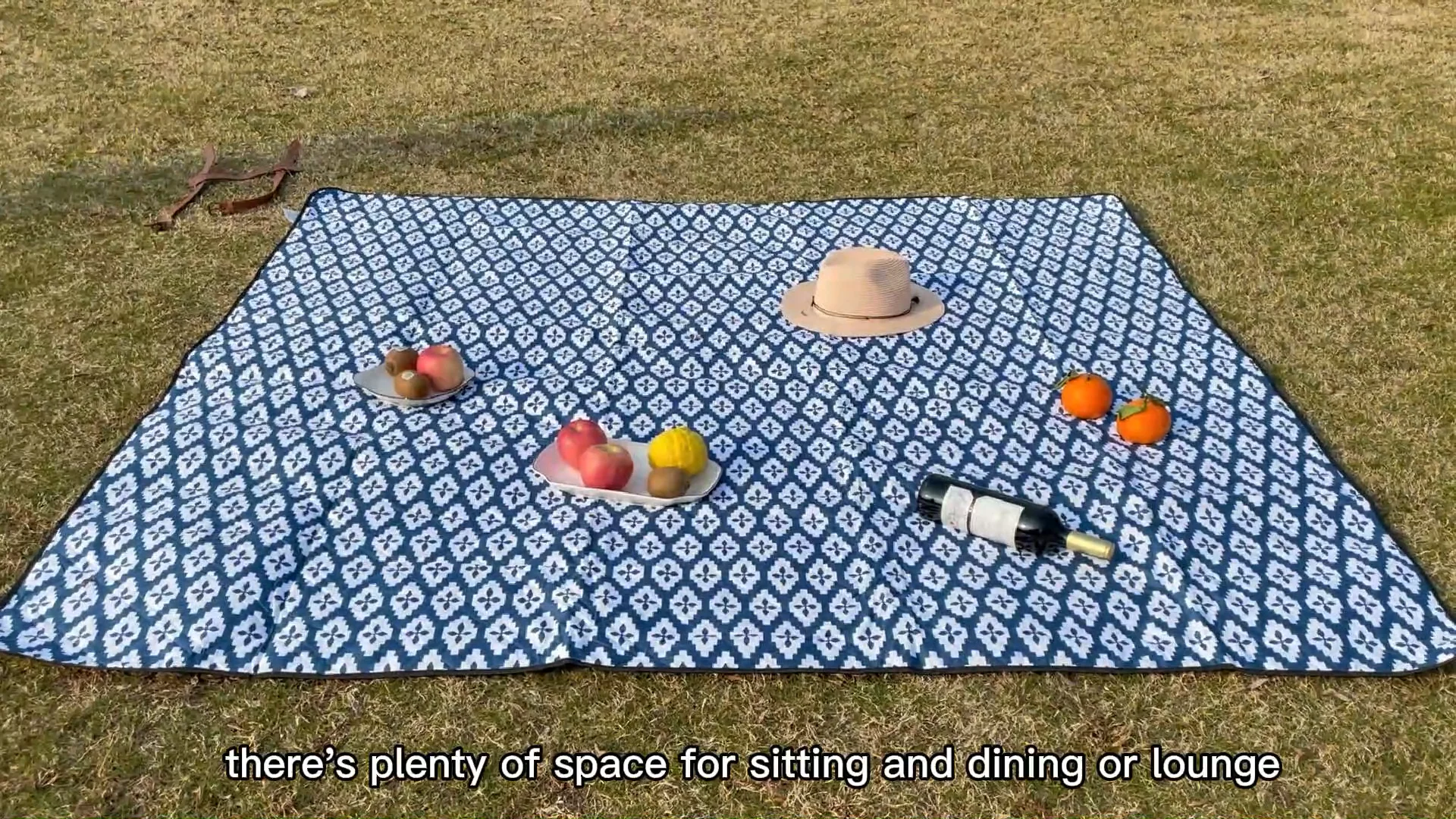 Ultrasonic New Technology Welted Picnic Rug Waterproof,Foldable Picnic ...