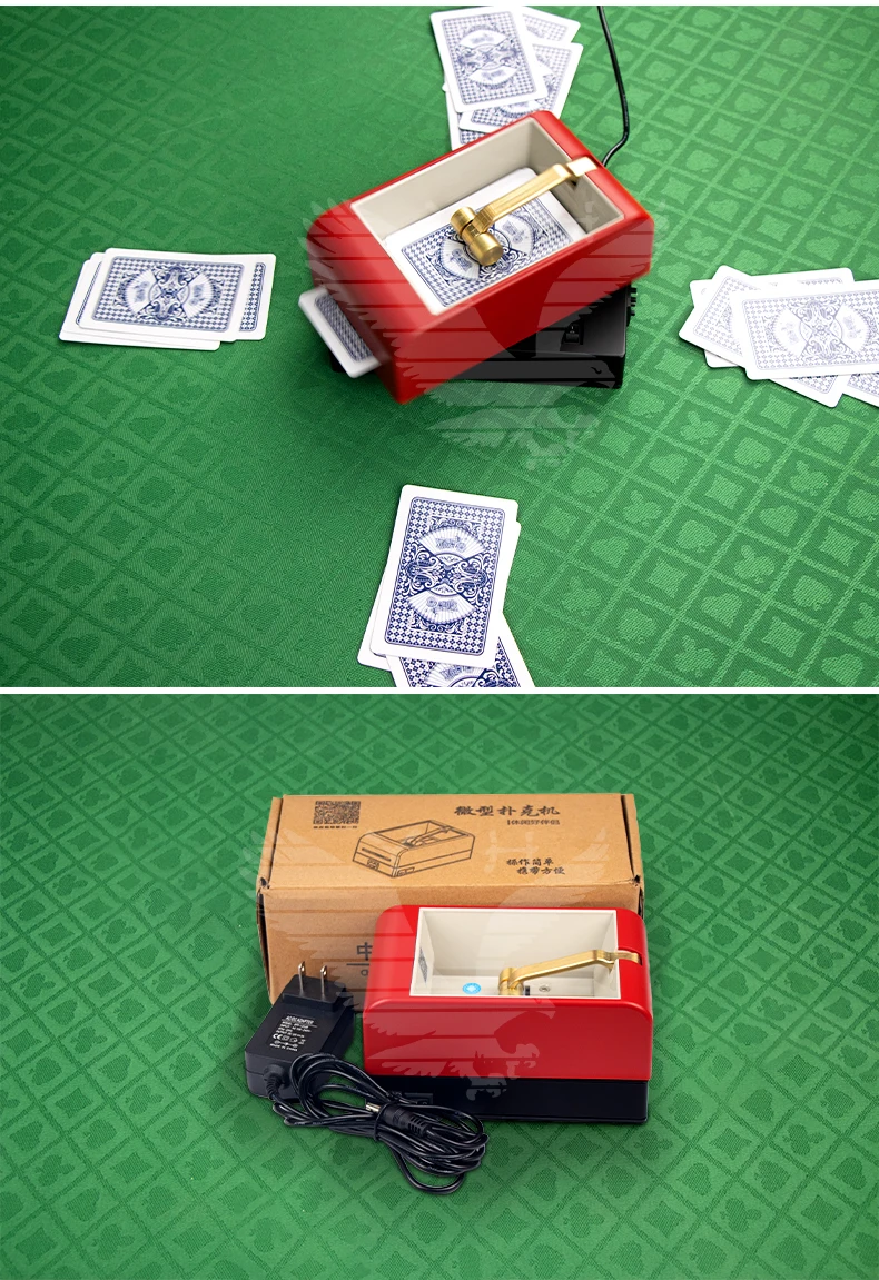 YH 8 Decks Automatic Playing Card Electric Rotating Dealer