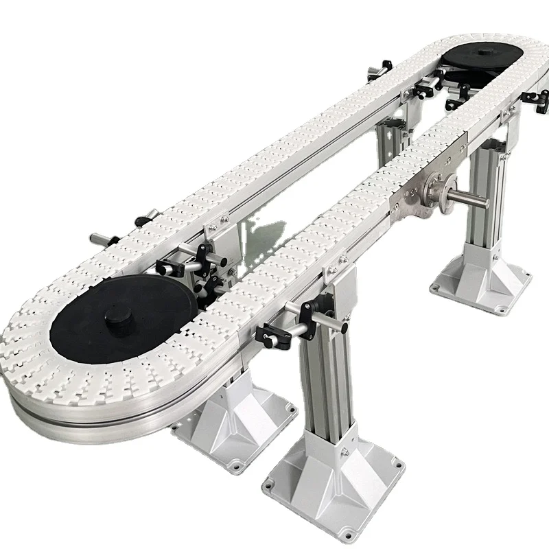 chain conveyor curved guide rail conveyor systems oval chain circular ...