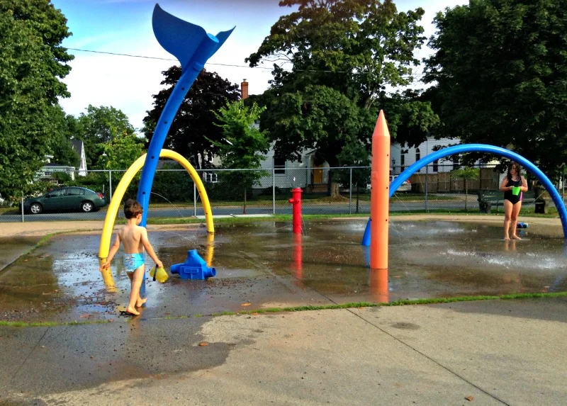 Rainbow Arch Spray Feature - Ground Jet Spray for Playgrounds