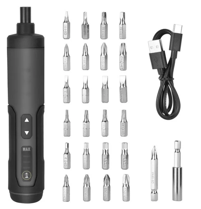 High Quality 4Nm Torque Adjustable Electric Screwdriver 1300Mah Li-Ion ...