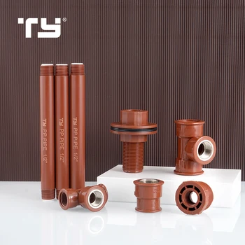 High Quality Pp Pph Threaded Pipes Fittings Pph Fitting Reducing Male ...
