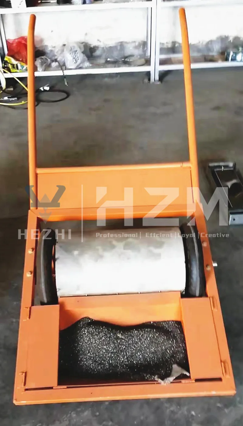 Steel Shot Collecting Trolley Sand Blasting Abrasive Recovery Magnetic ...