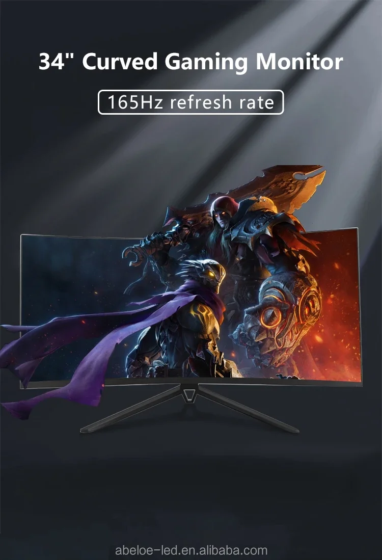 2K-5K Resolution Monitors - Curved Screen Gaming Monitors