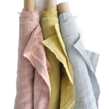 Vintage Washed 100% Flax Linen Fabric Organic Oeko 100% Stonewashed French Linen Fabric - Buy ...