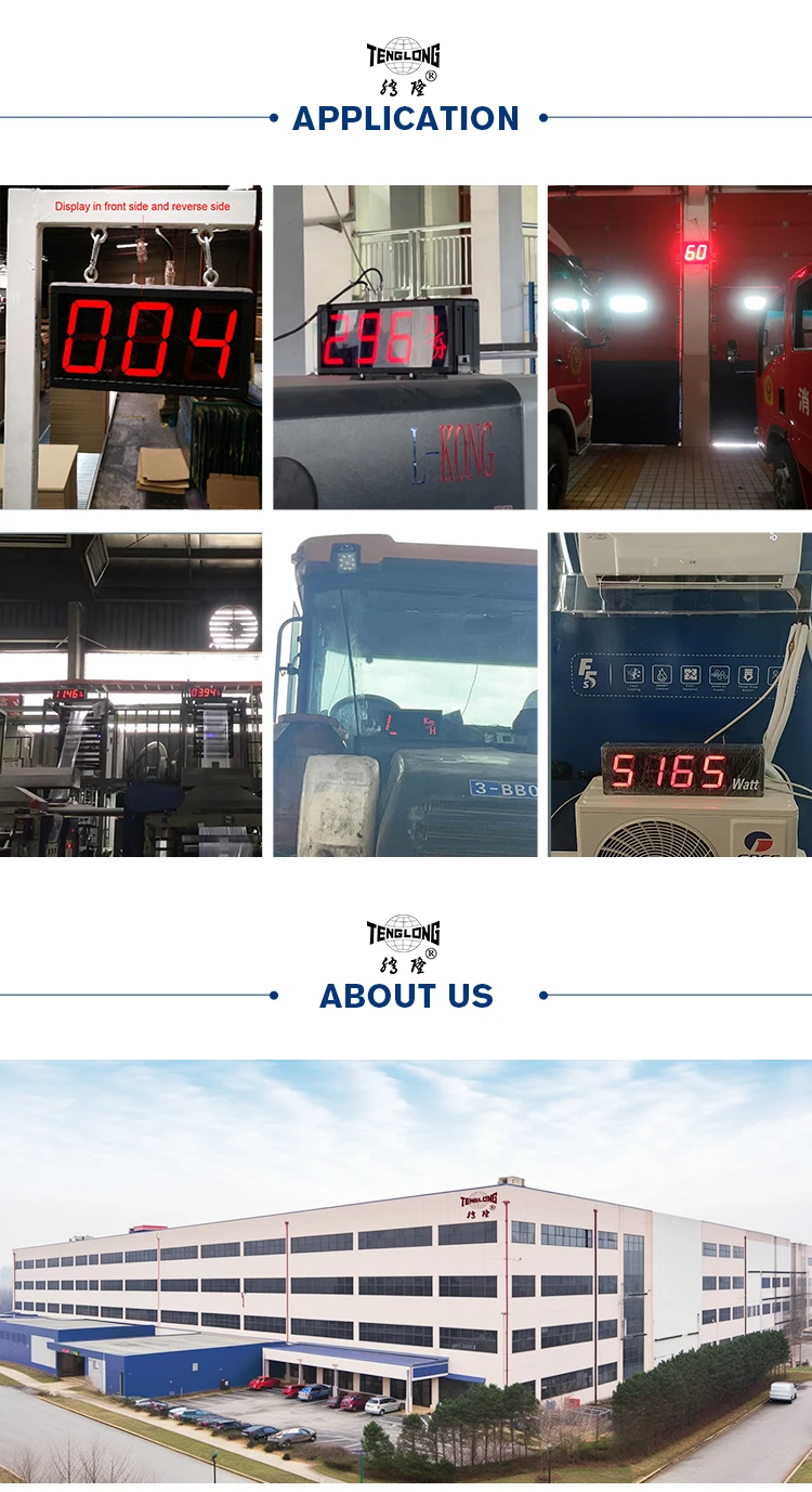 6 Digit 7 Segment LED Clock Display - Multi-Function Counter