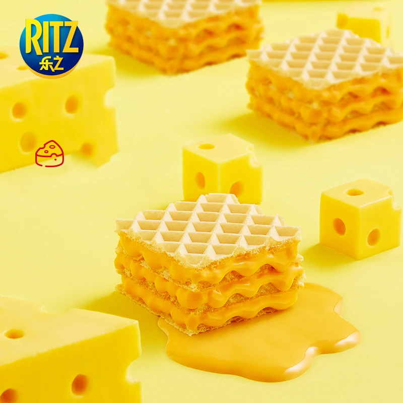 Ritzs Biscuits Seven-layer Thick-cut Sea Salt Cheese Biscuit Sweet ...