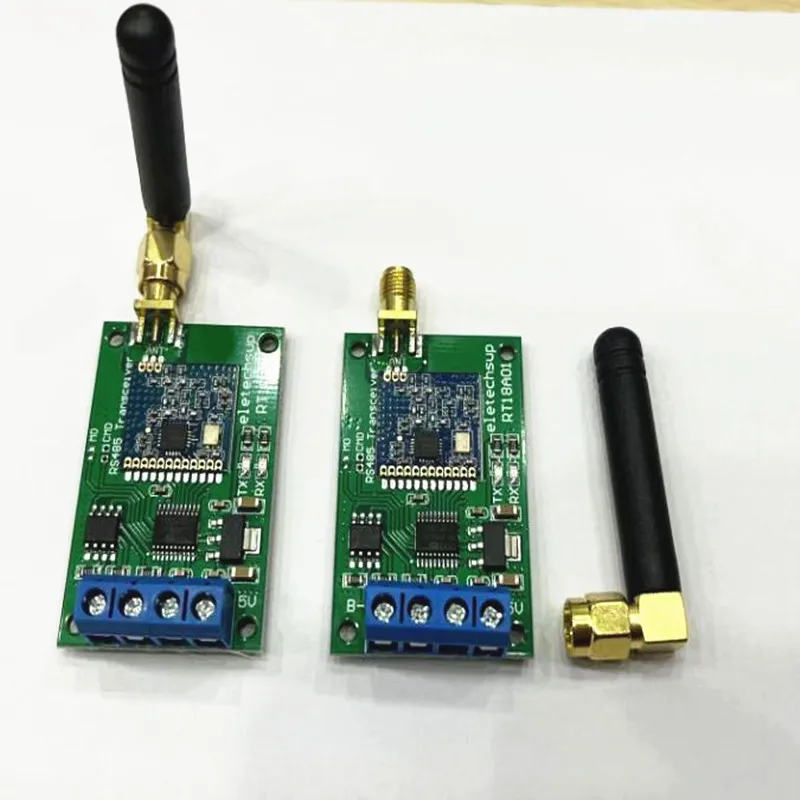 RT18A01 RS485 Transceiver Wireless Repeater 485 Master-slave control 433M 868M FSK Uhf Module ...