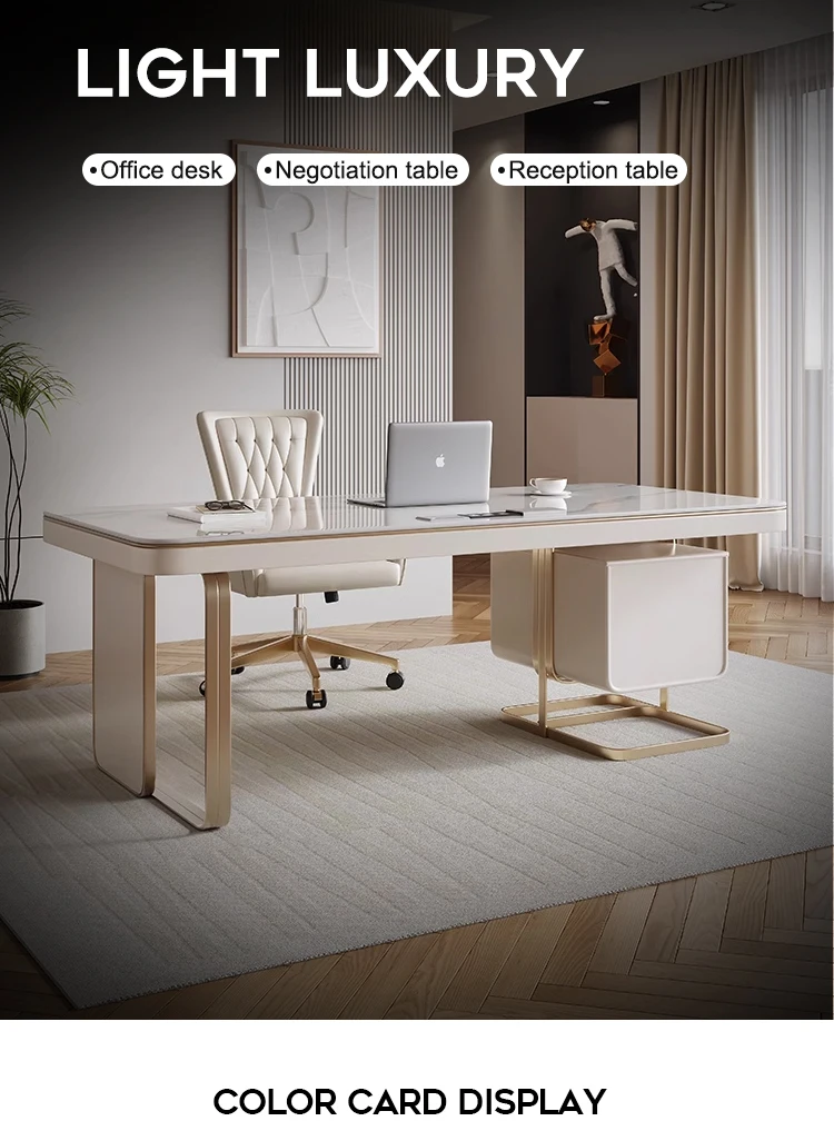 Modern Simple Italian Style Home Office Computer Tbale,Light Luxury ...