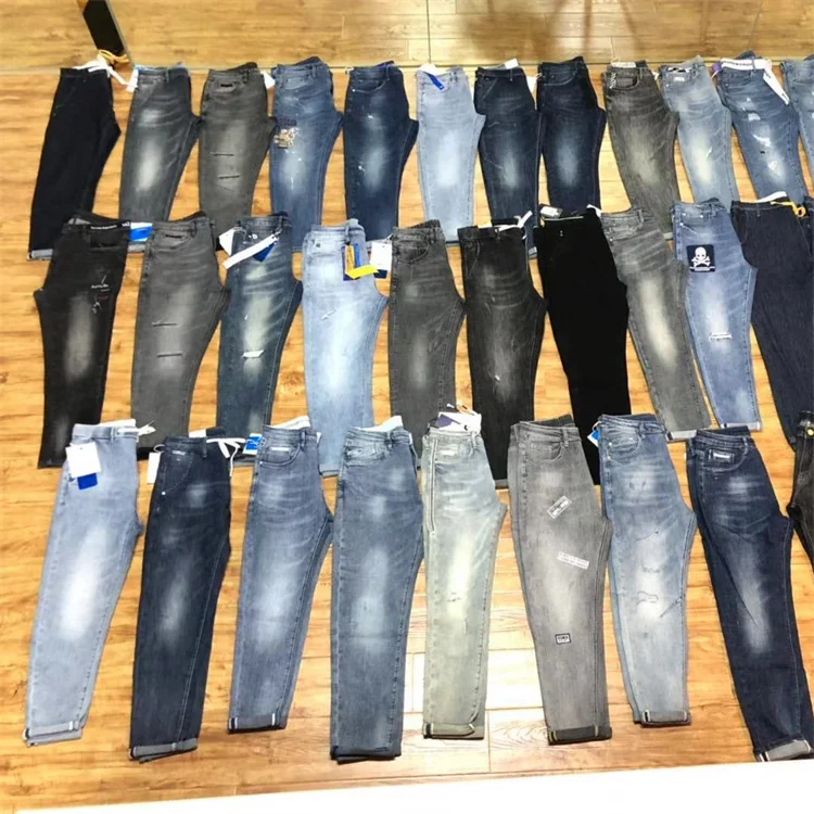 Shop Our Stock Cut Label of Cheapest Good Quality Men's Denim Jeans