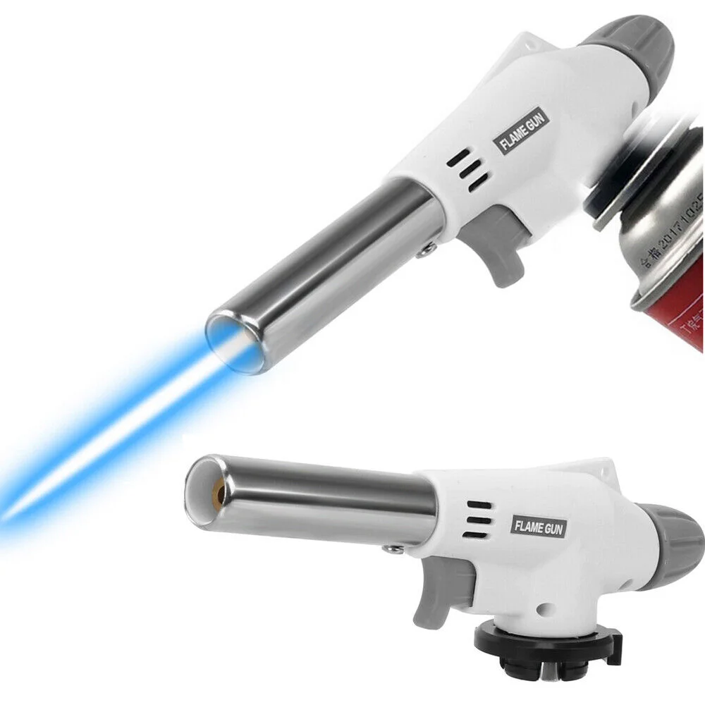 Barbecue Flamethrower Flame Gun Camping Gas Cooking Torch Burner ...
