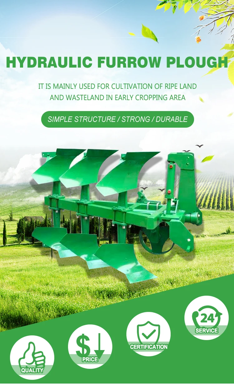 Agricultural Machinery Equipment - Hydraulic Furrow Plough