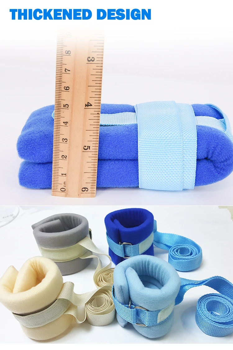 Bed Patient Limb Holder Compressed Band Wrist Restraint Straps For ...