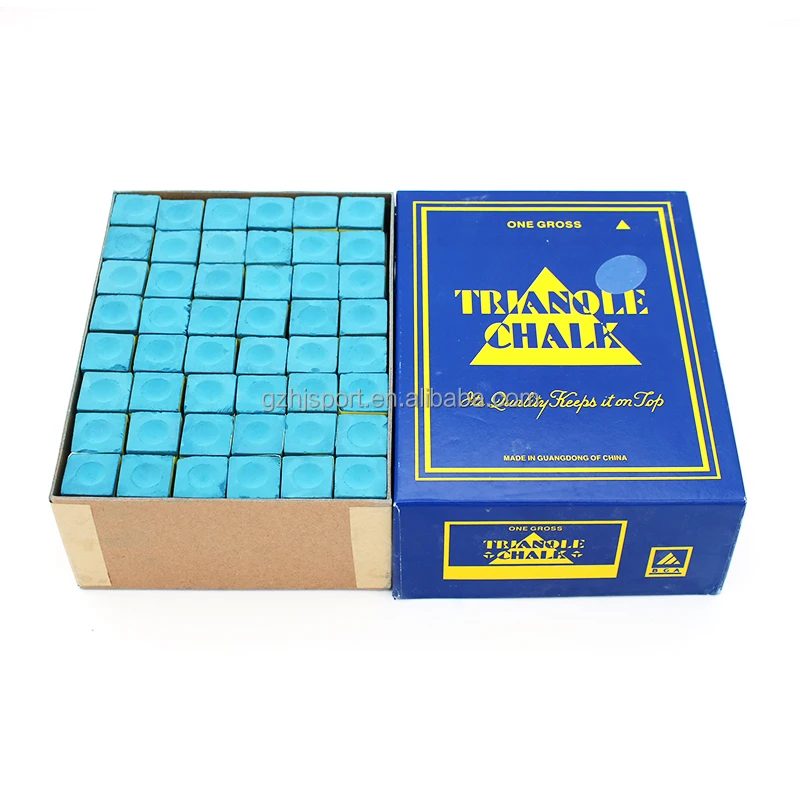 Pool Cue Chalk - 144 Pcs/box - Snooker & Billiard Essentials