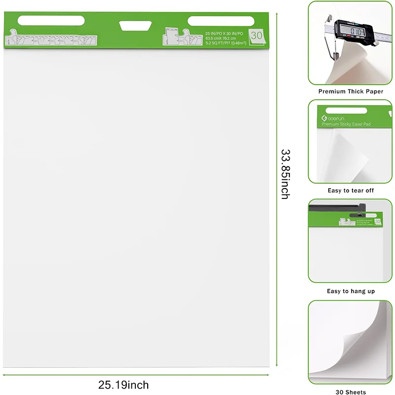 Super Sticky Easel Pad Great for Virtual Teachers and Students 30 ...