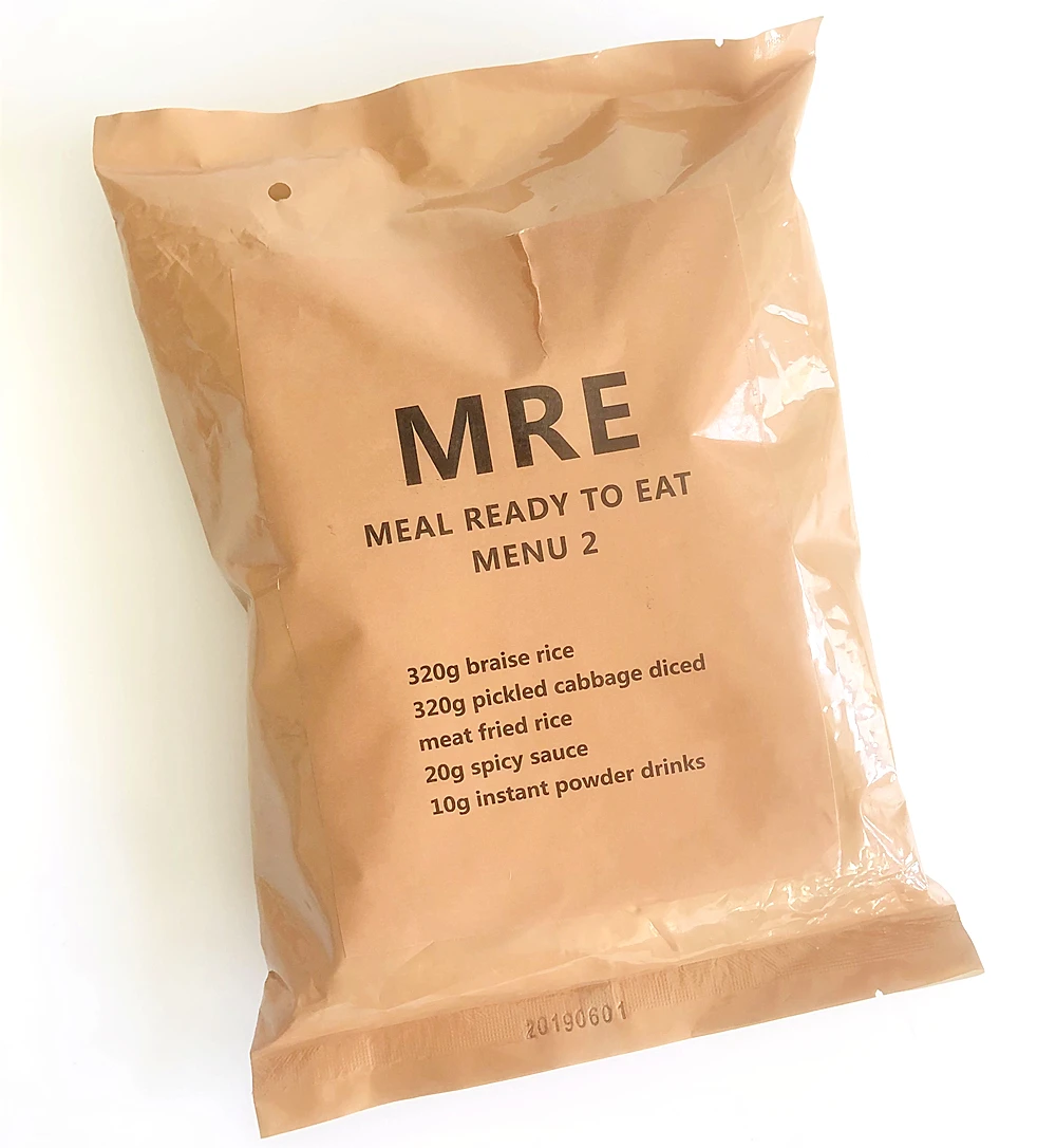 Meal Ready To Eat Menu 3 Emergency Mre Self Heating Mre - Buy Emergency ...