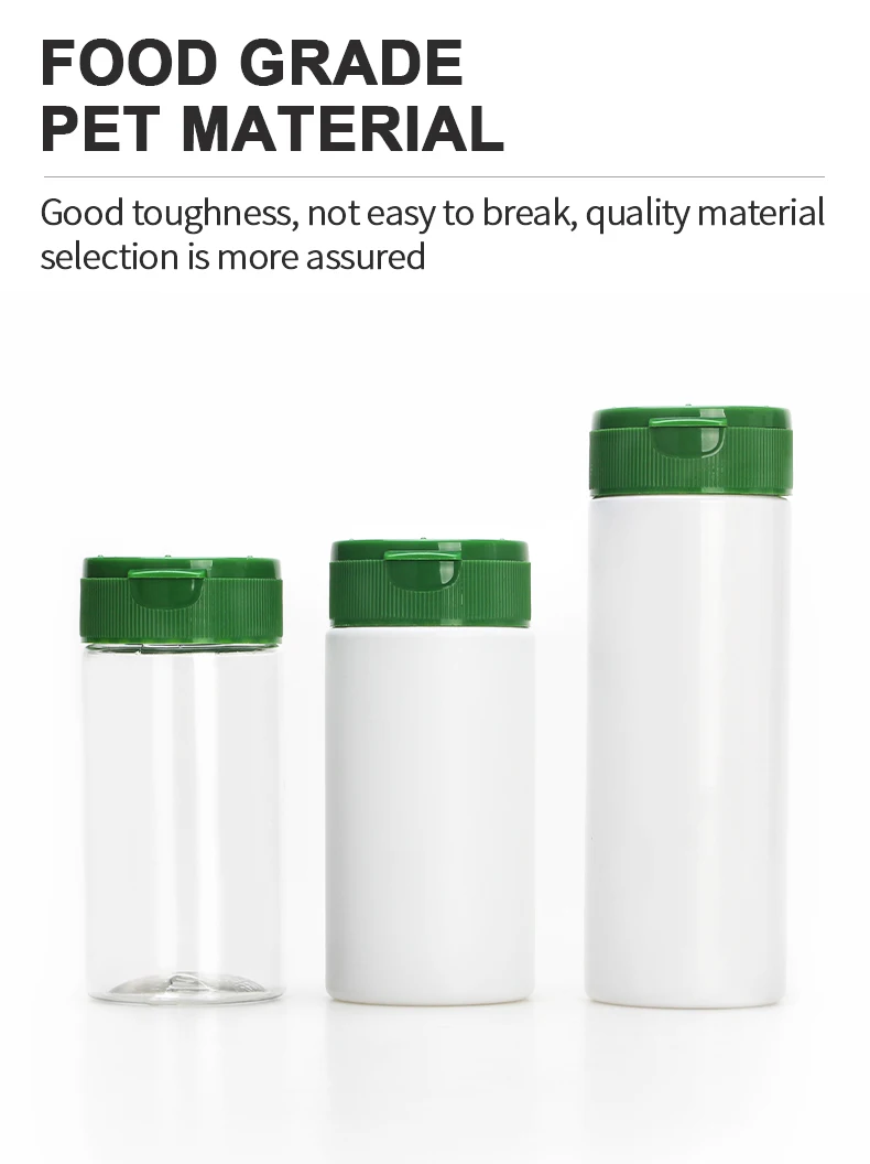 PET Plastic Talcum Powder Bottle/Prickly Heat Powder Bottle With Snap ...