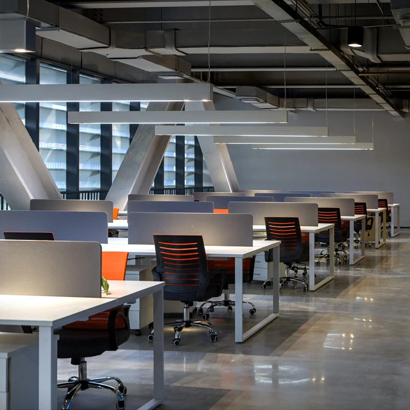 Modern Metal Frame Bench Desk Modular Office Workstation 2 4 6 Person ...