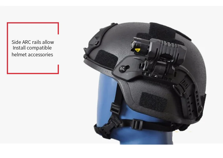 Mich 2001 Action Version Tactical Helmet With Nvg Mount And Side Rails ...