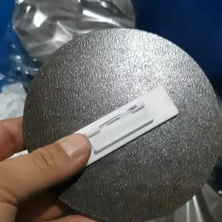 RubySub MDF Custom 3/4/5/6 Inch Round Sublimation Botton Name Pin ...
