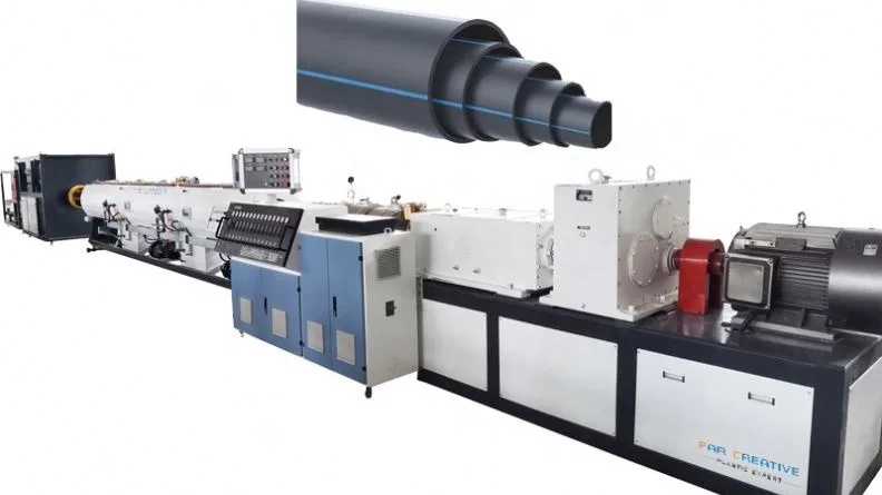 Pvc Pipe Extrusion Machine Corrugated Drainage Pipes Extruding ...