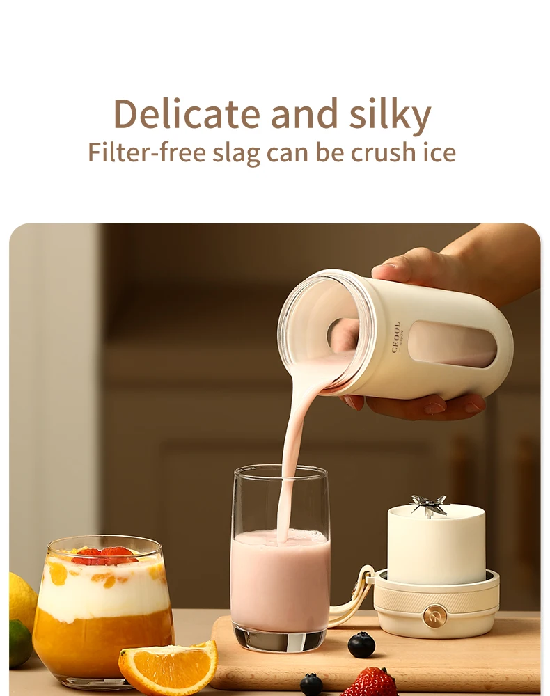 Ceool Portable Electric Fruit Juicer Blender Usb Rechargeable Machine ...