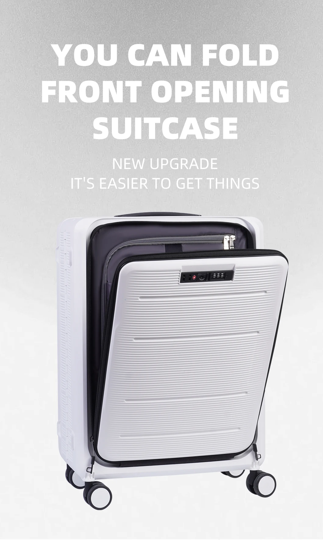 Wholesale 20 Inch Multifunctional Trolley Hard Case Collapsible Folding ...