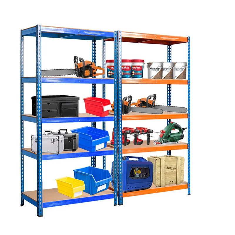 Industrial Steel Boltless Warehouse Garage Storage Stacking Rack ...