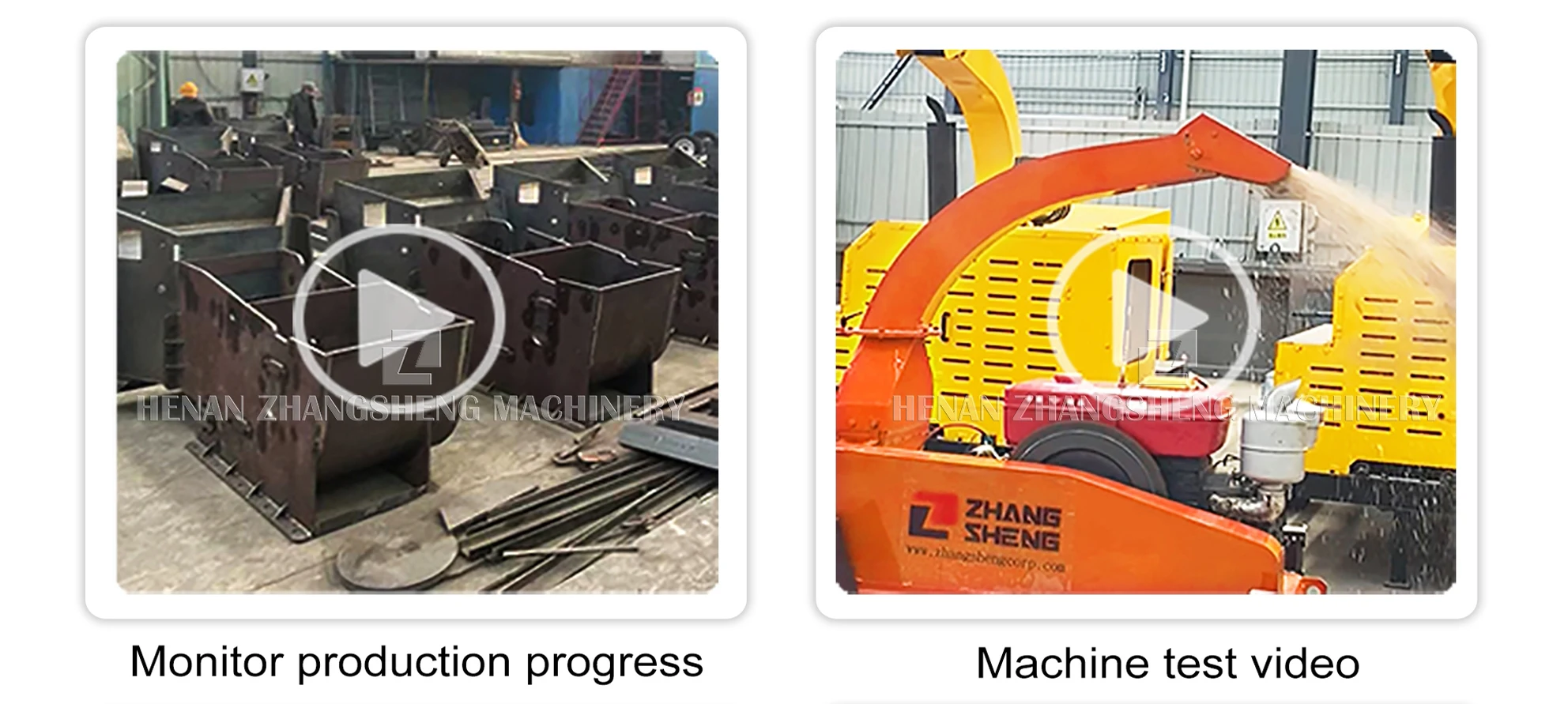Efficient Wood Chipping with ZHANGSHENG Engines & Machines
