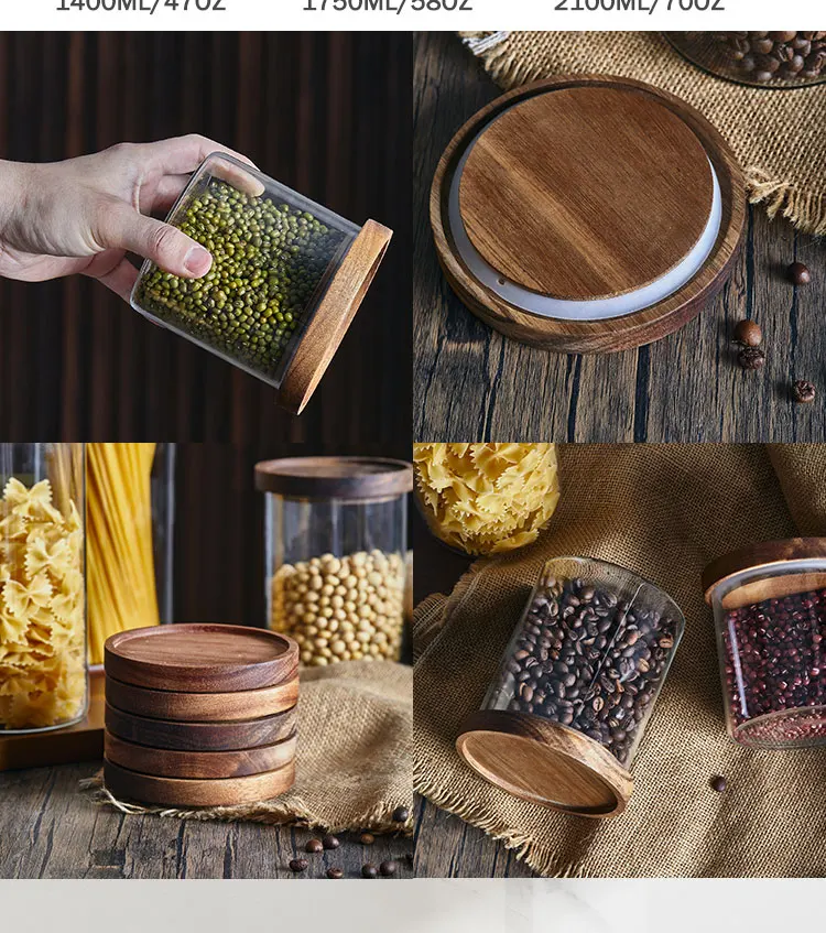 Luxury Large Stackable Kitchen Pantry Spaghetti Pasta Cereals Spice ...