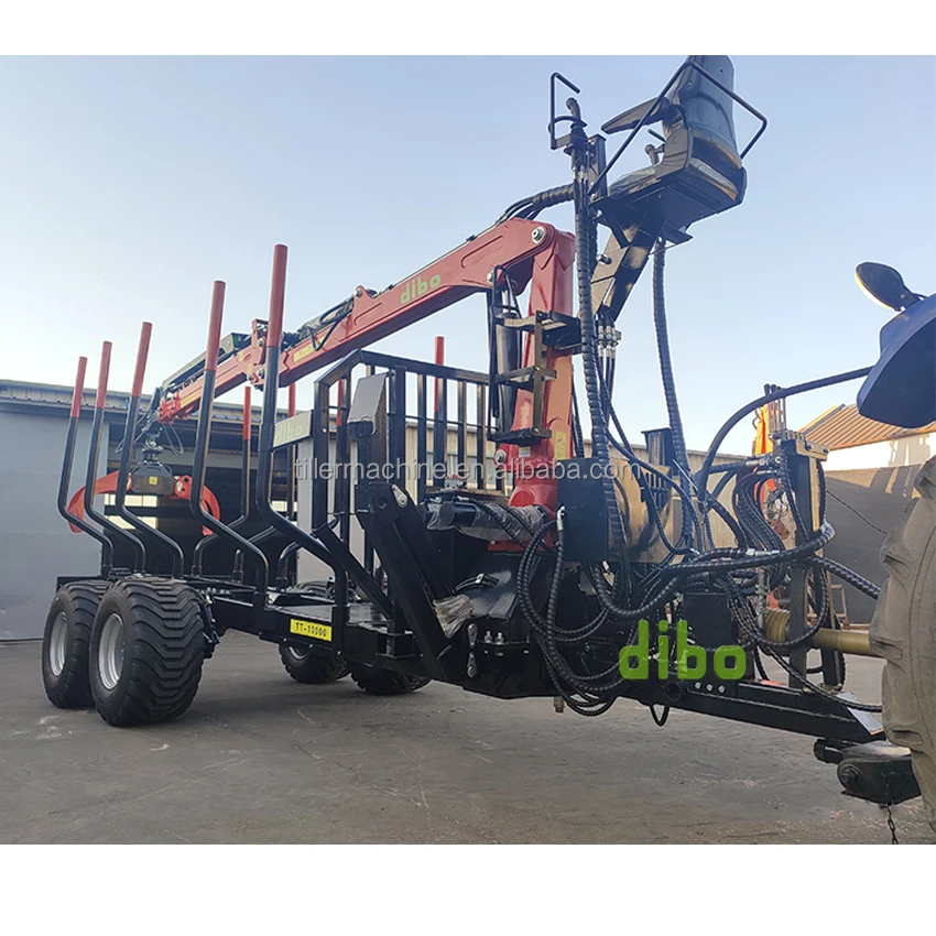 Hydraulic Timber Crane for Harvester Forestry - 8tons ATV Fores