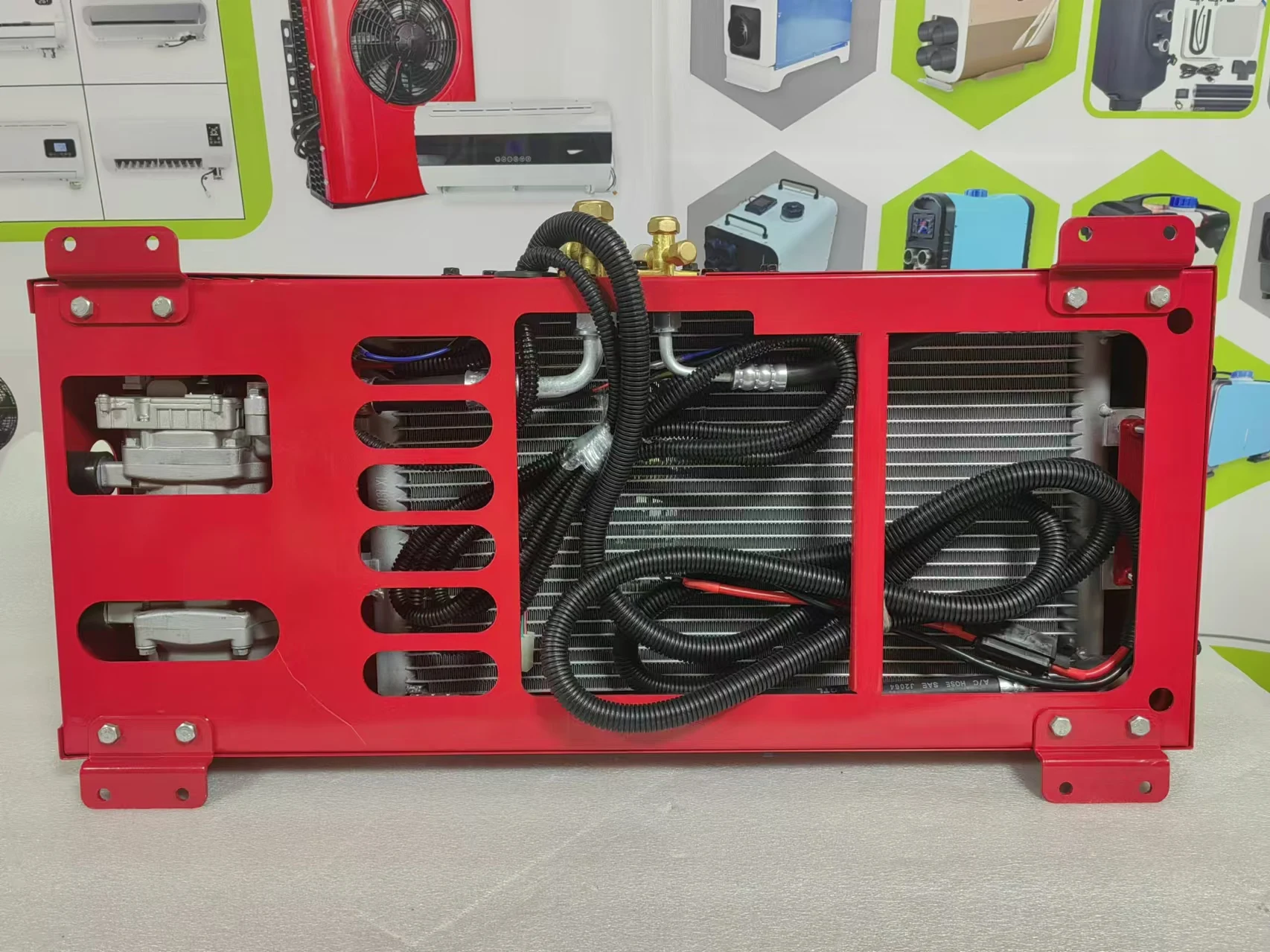 Truck Battery Apu 12v 24v Dc Split Air Conditioner for Tractors