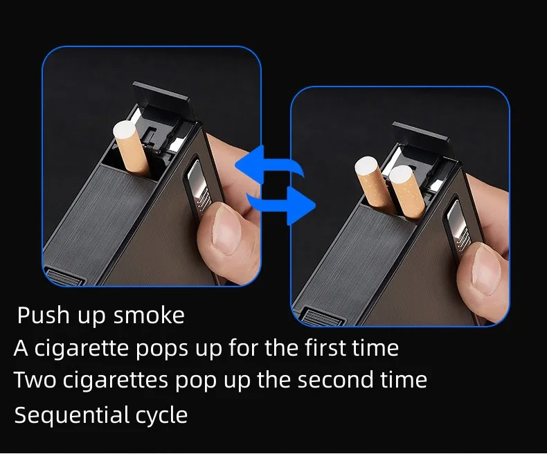 Customize Single Fire 20 Coarse Cigarette Box Cigarette Case Lighter ...