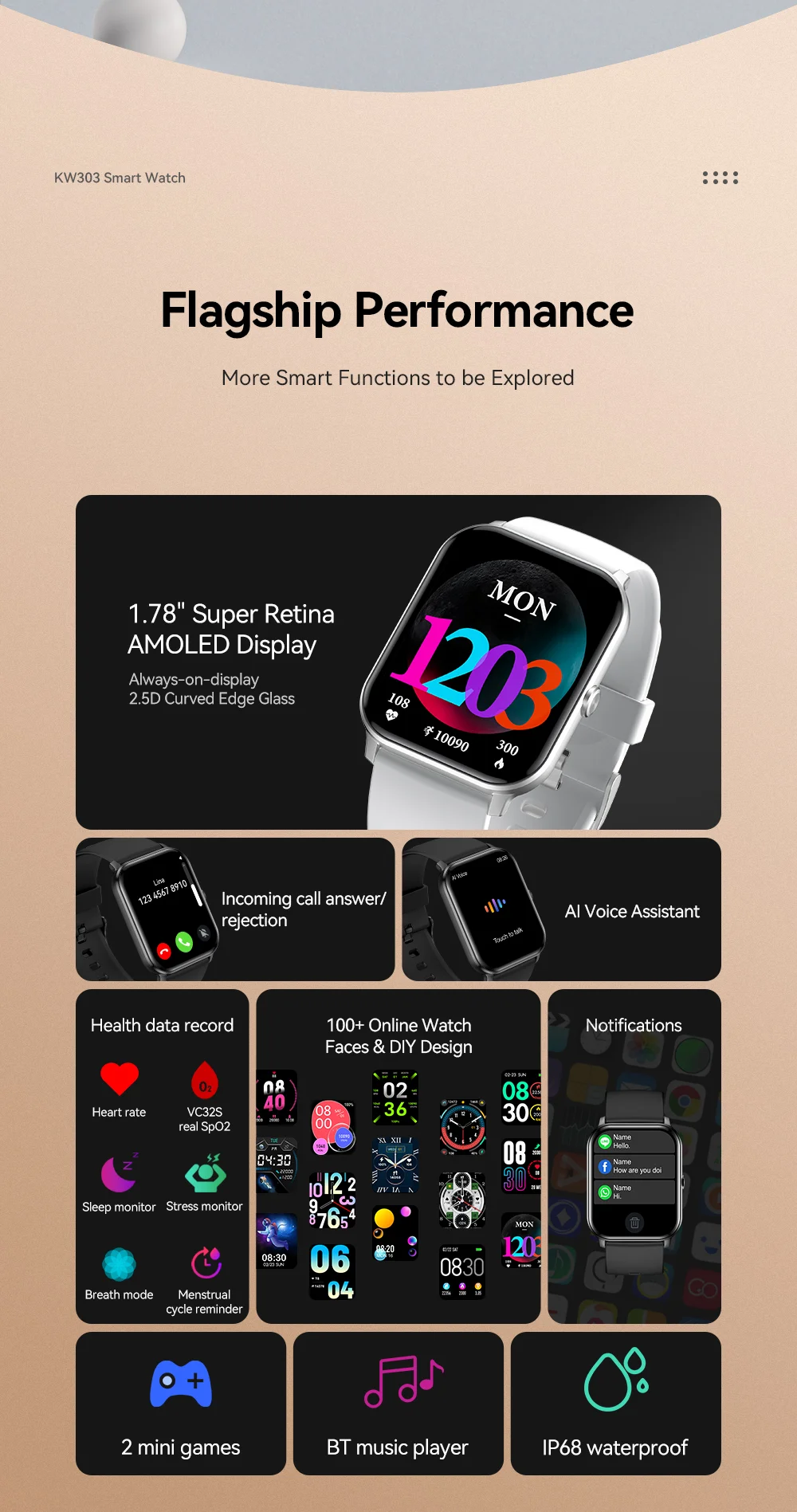 Custom Original New Luxury Reloj Inteligente Rohs Made In China China Wholesale Cheapest Women ...