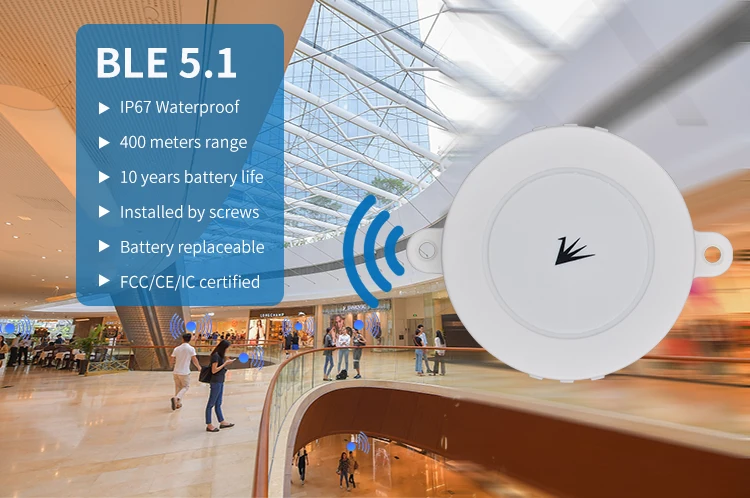 Feasycom BP104D IP67 Waterproof BLE 5.1 Beacon Device - OEM | Wholesale