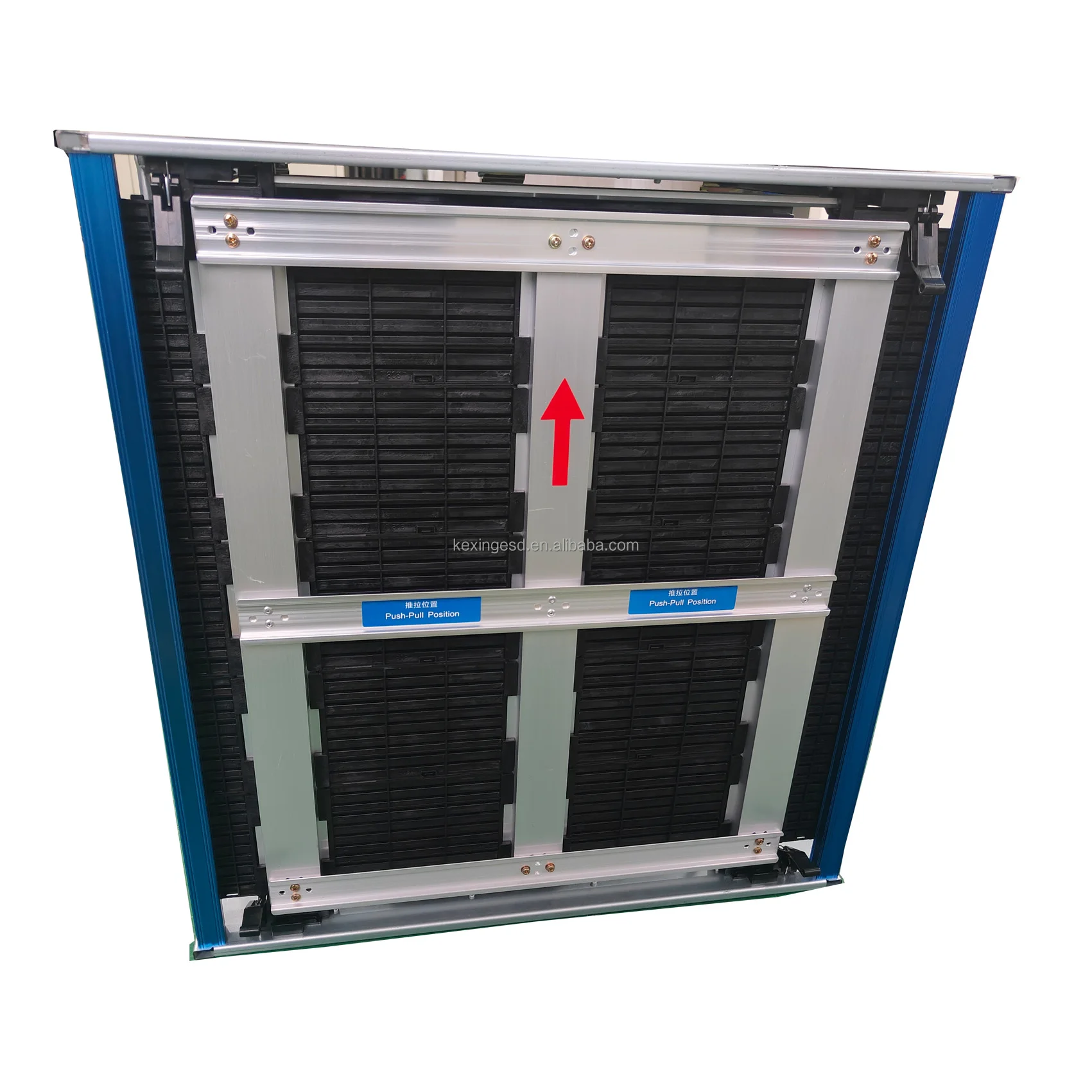 Esd Pcb Adjustable Rack Pcb Transport Smt Pcb Magazines For Smt Line ...