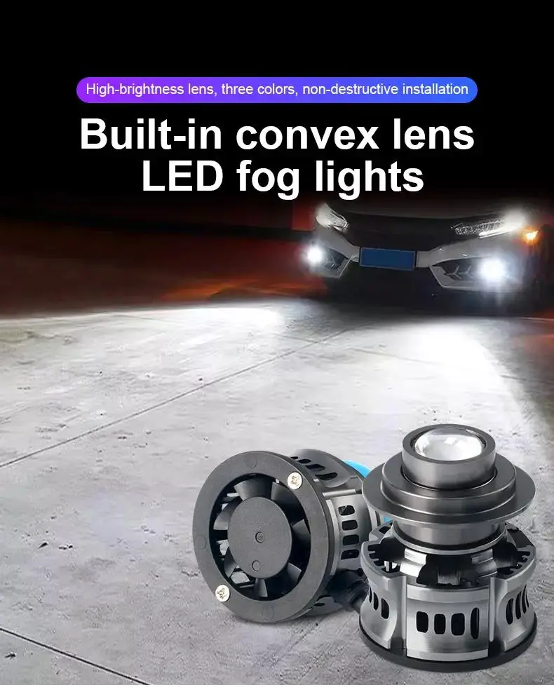 Automotive H7 9006 Laser Headlight Bulb Lens Light H11 9005 Auto Led Headlight Projector Fog ...