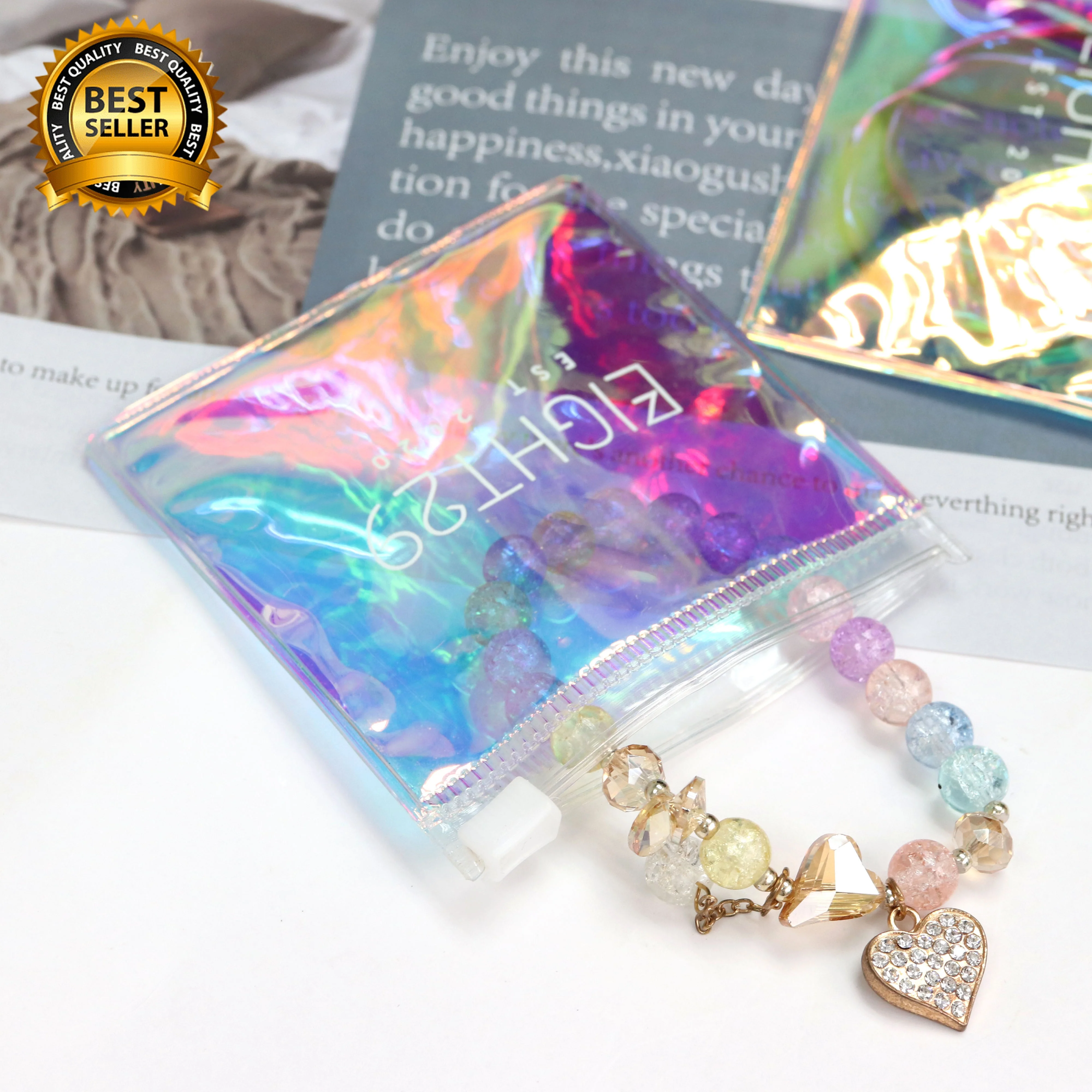 Custom Small Reusable Pvc Jewelry Plastic Zip Lock Bag,Clear Frosted ...