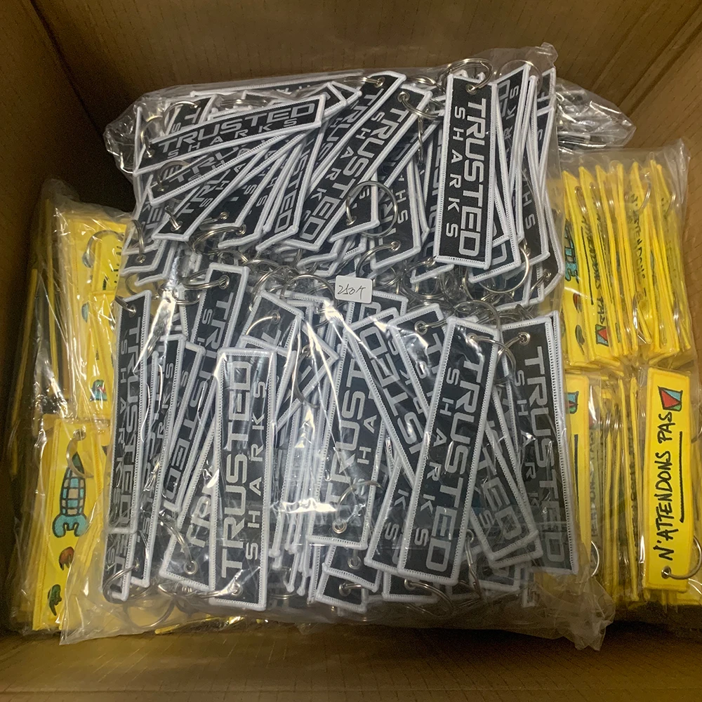 Promotional Gifts Custom High Quality Jet Tag Fabric Embroidery Car ...