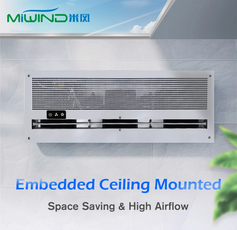 Ceiling Mount Air Curtain - Energy Saving & Concealed Design