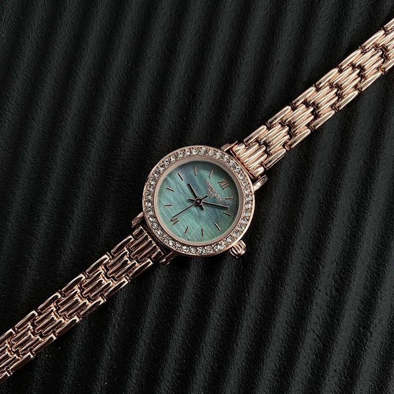 Small Gold Watch Factory Bracelet Watch Female Diamond-encrusted ...