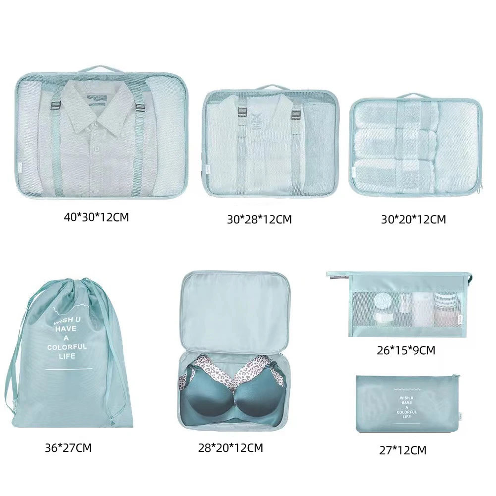 Travel Packing Cubes Set - Organize Your Suitcase Efficiently