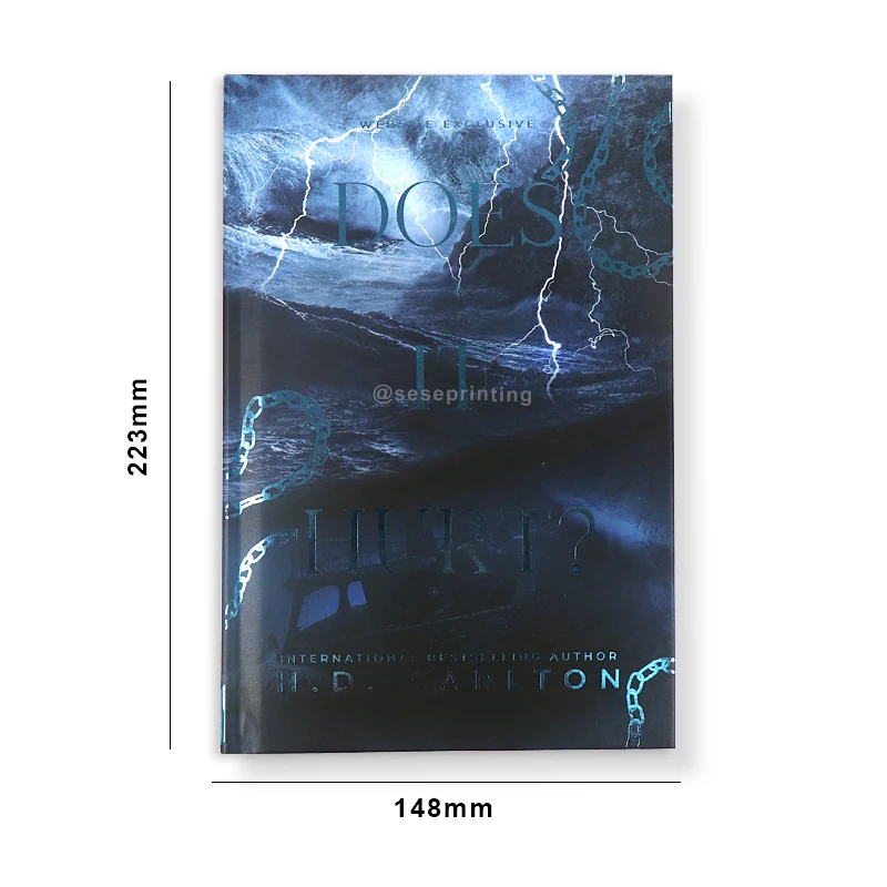 Custom Gold Foil Hardcover Book - Elegant & Durable
