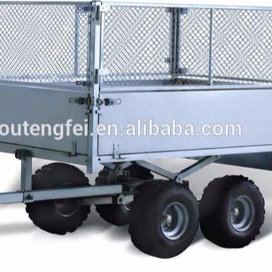 Cage Trailer Box Trailer Tipping Towable A17 8*4 - Buy Atv Towable Cage ...